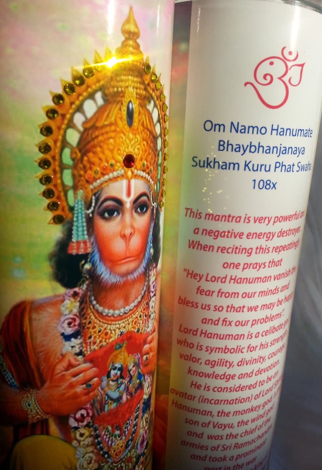 Powerful Hanuman Healing Protection Mantra Meditation Candle | Etsy