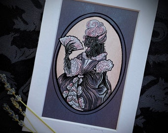 The Red Wolf Fine Art Print 8x10 - Etsy