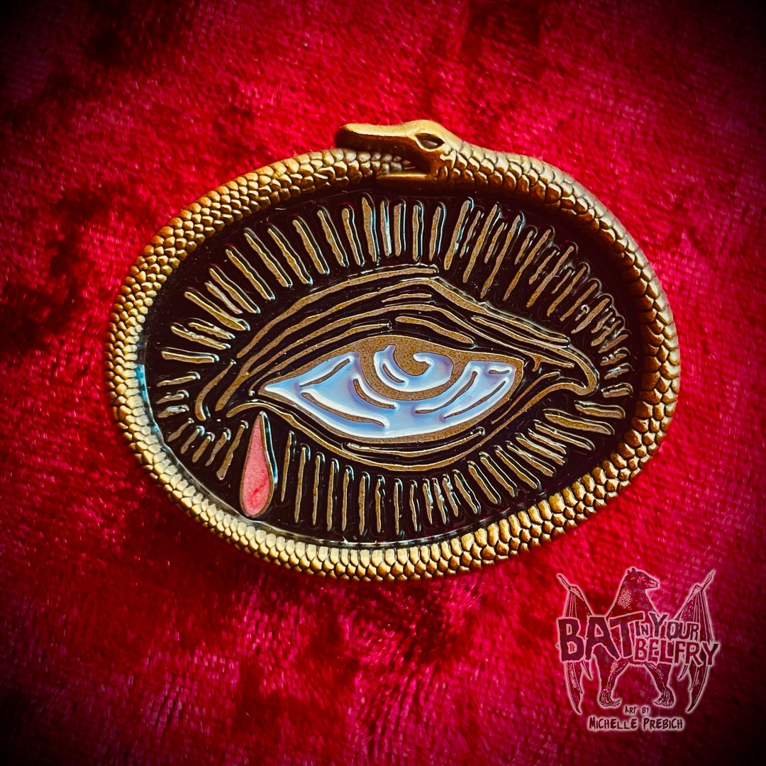 The Dark Gift Ouroboros Vampire Enamel Pin - Etsy
