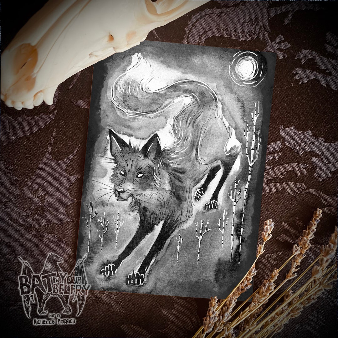 Silver Fox Fine Art Print - Etsy