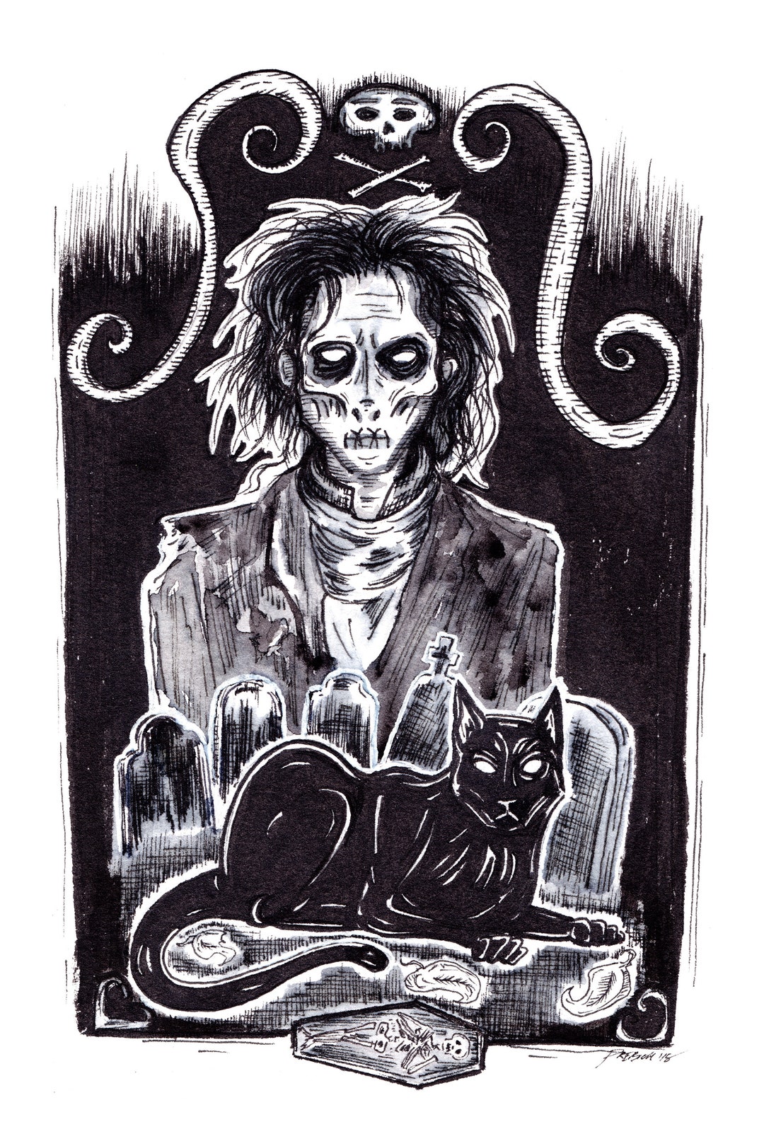 Billy Butcherson and Binx Fine Art Print - Etsy