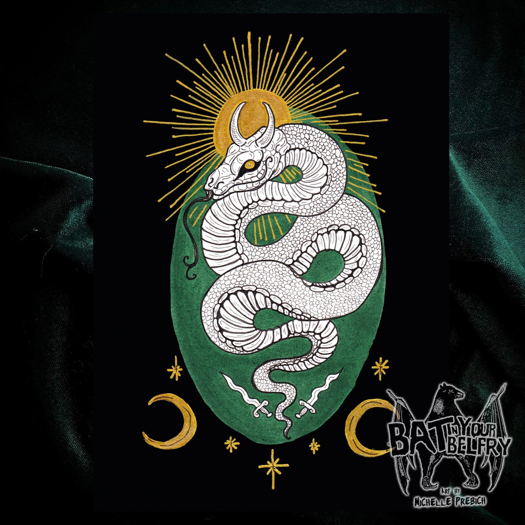 Loki Snake Fine Art Print - Etsy