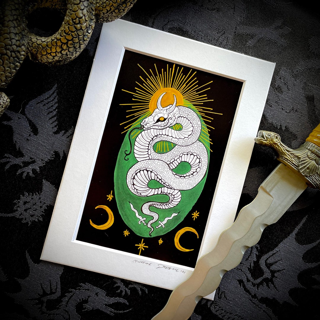 Loki Snake Fine Art Print - Etsy Canada