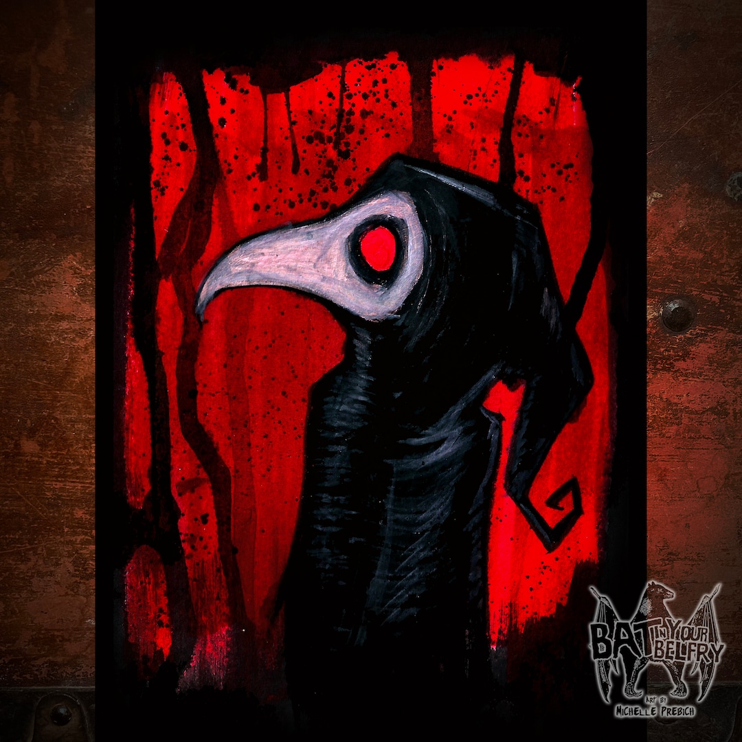 Black Plague Print - Etsy