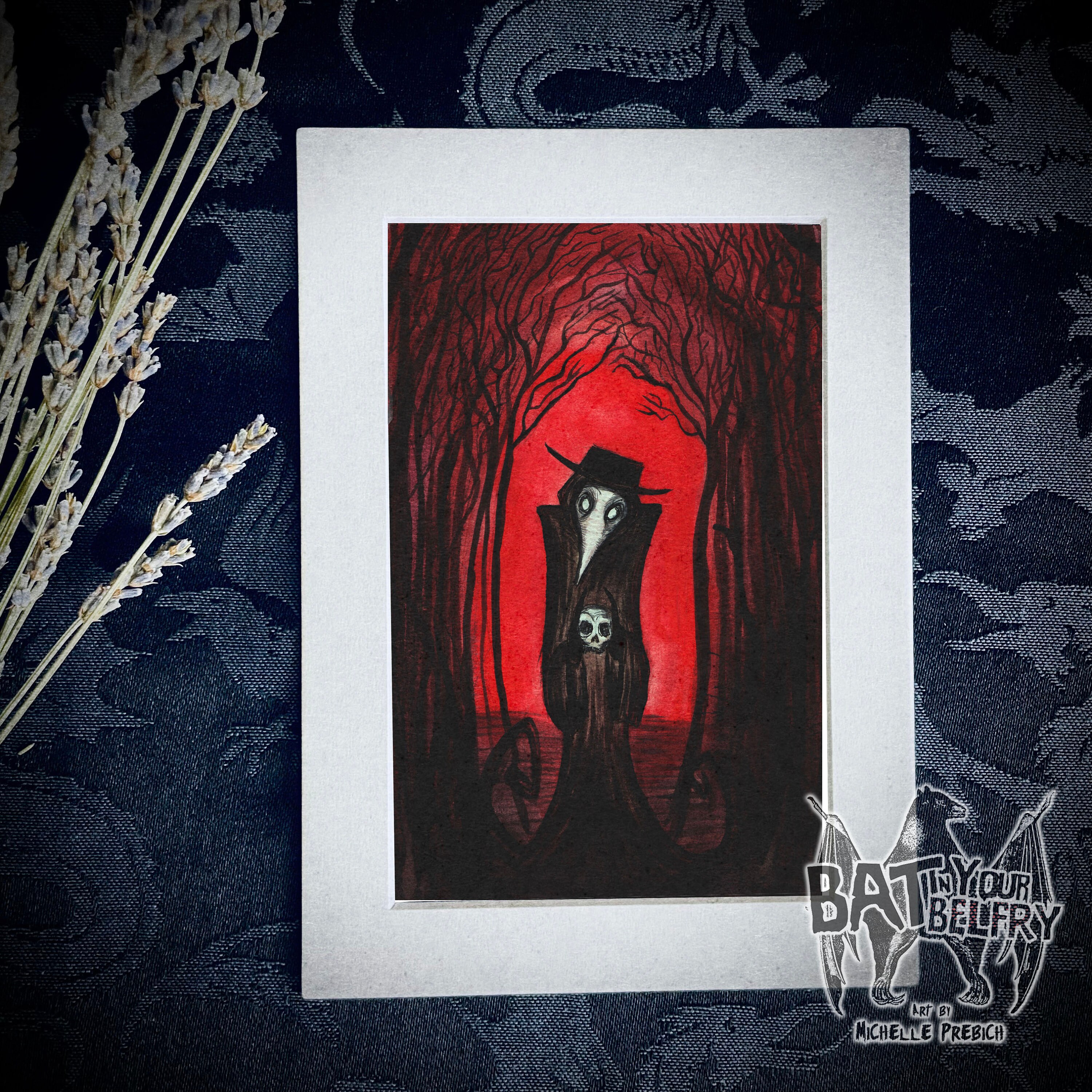 Black Plague Doctor Fine Art Print - Etsy