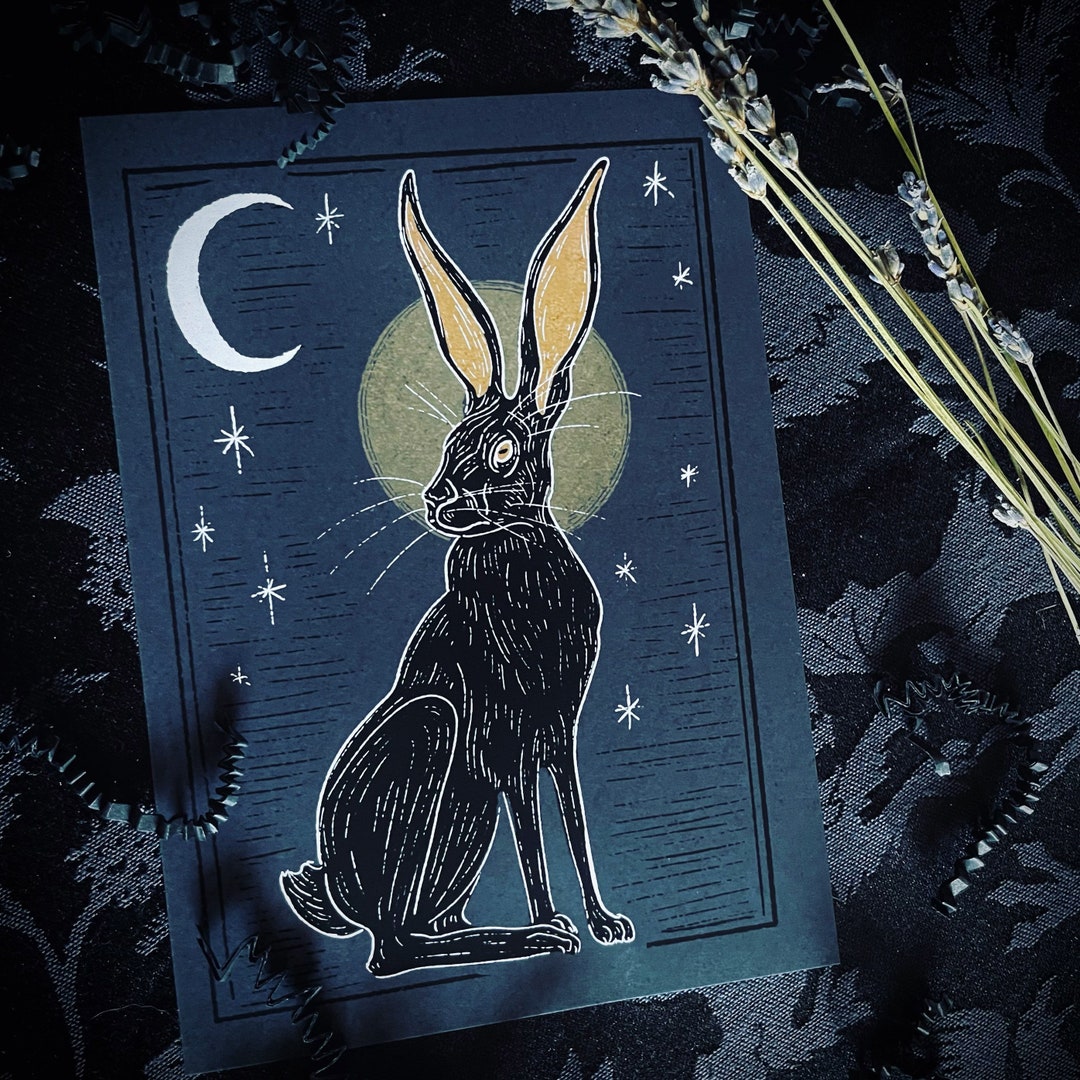 The Dark Rabbit Fine Art Print - Etsy