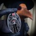 Crowned Plague Doctor Enamel Pin - Etsy
