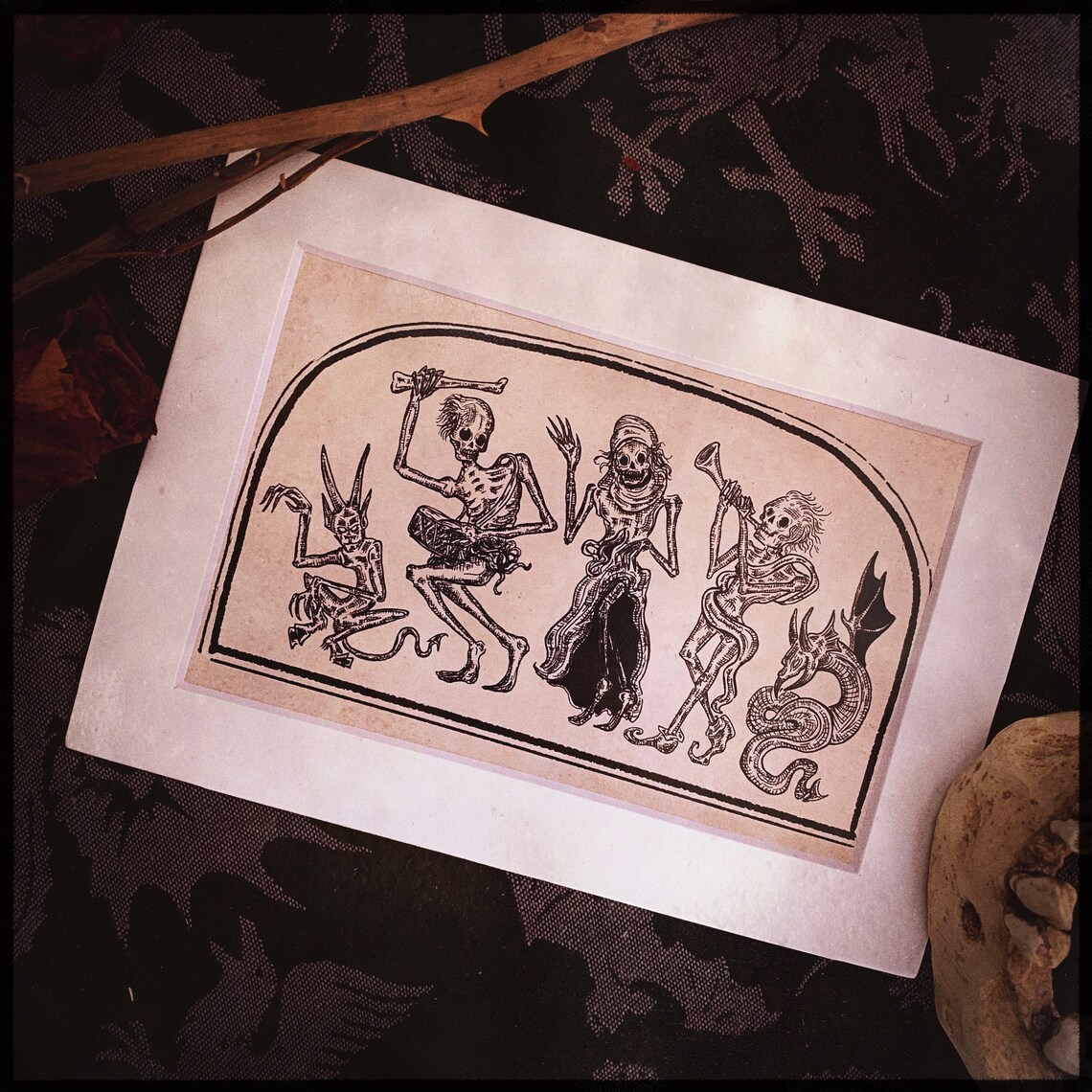 Danse Macabre Parade Fine Art Print - Etsy