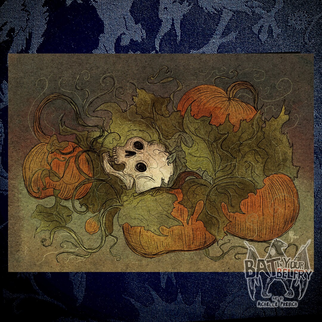 Murder in the Pumpkins Fine Art Print - Etsy
