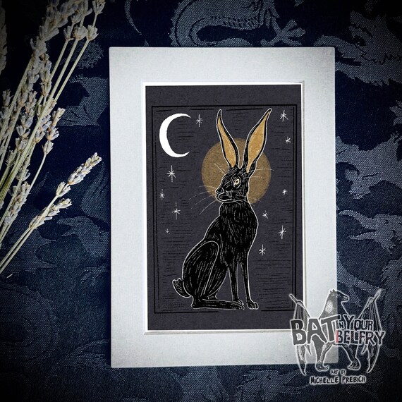 The Dark Rabbit Fine Art Print - Etsy