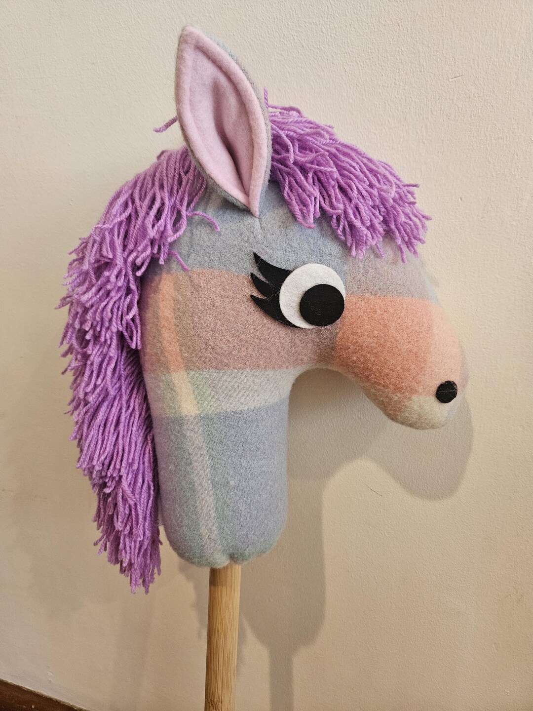 Hobby Horse Light Blue Body With Purple Mane - Etsy
