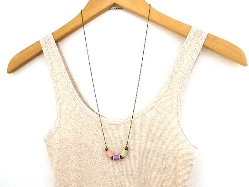 Tiny Thread Spool Necklace Jewelry for Sewers Spool - Etsy