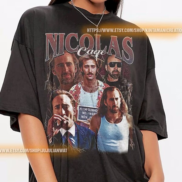 Nicolas Cage - Etsy
