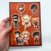 Scott Pilgrim Exes 5x7 Sticker Sheet - Etsy