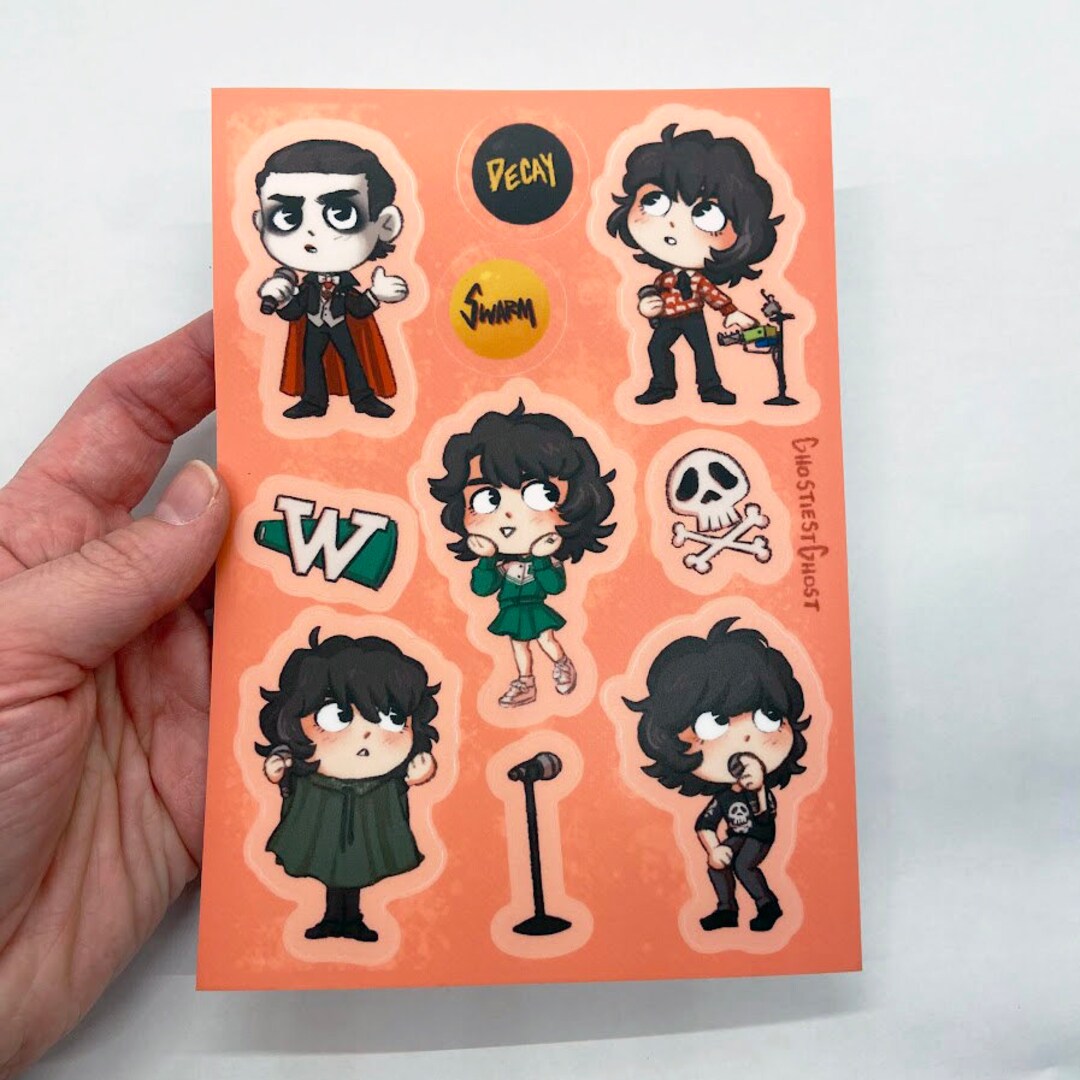 My Chemical Romance Gerard Way LA 5 Nights 5x7 Sticker Sheet - Etsy