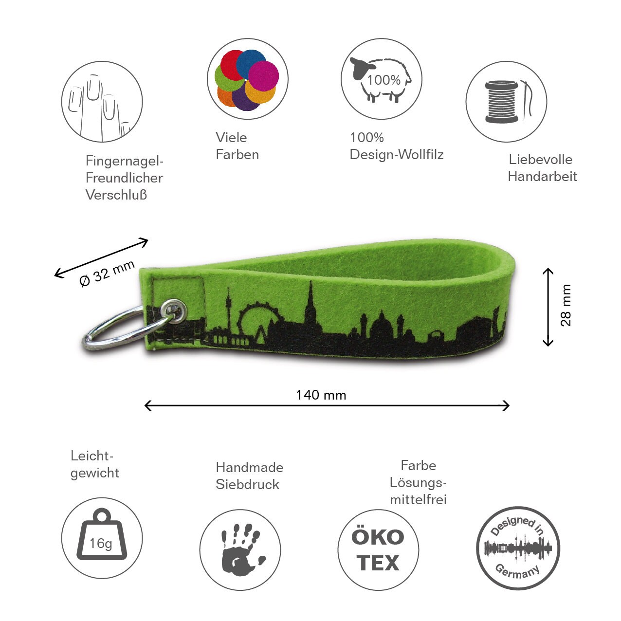 ISTANBUL Keychain Keyring Istanbul Keyfob Felt Unique - Etsy