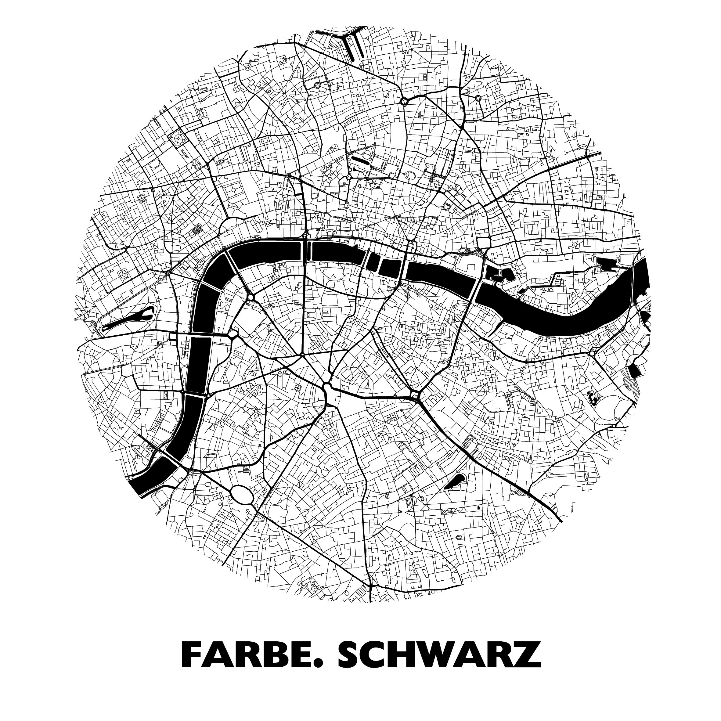 Speyer City Map Poster Round Gift Mural Your City City Map Print 50x70 ...