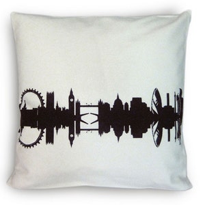 LONDON Throw Pillow, Decorative Cushion Cover, LONDON Home Decor ...