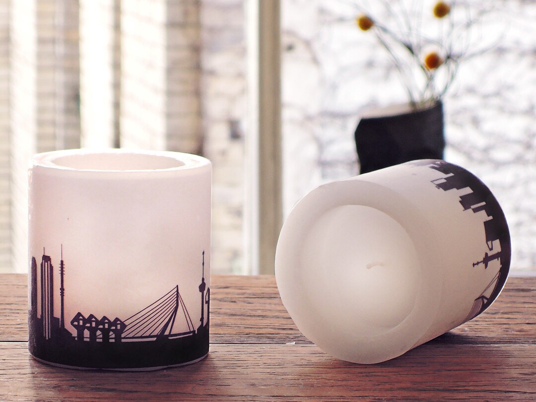 2 Rotterdam Lampion Candle City Skyline Print - Amazing Home Decor ...