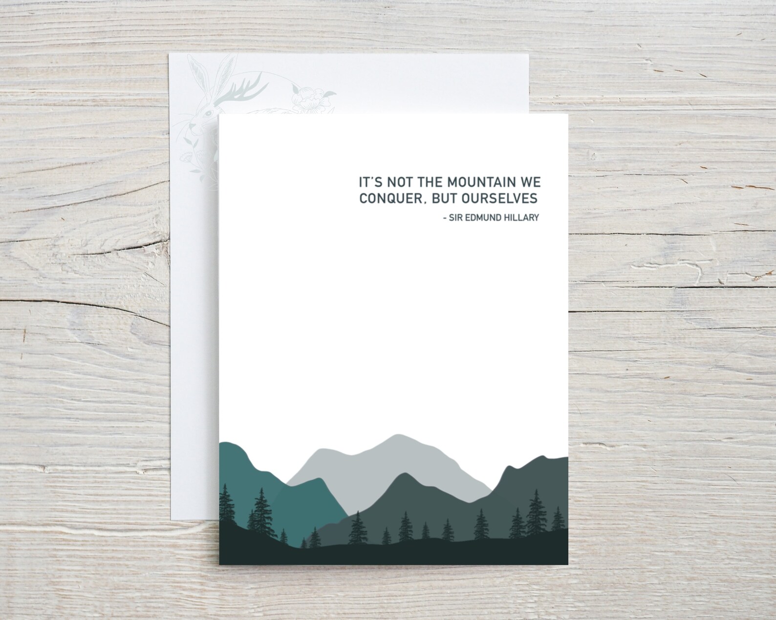 Mountain Stationery Set of 3 Blank Nature Greeting Cards | Etsy