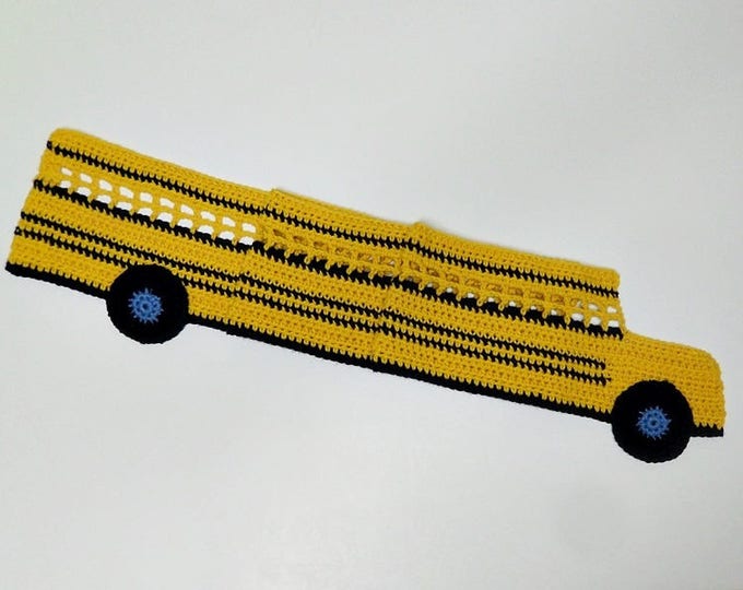 Crochet / School Bus Scarf - Etsy