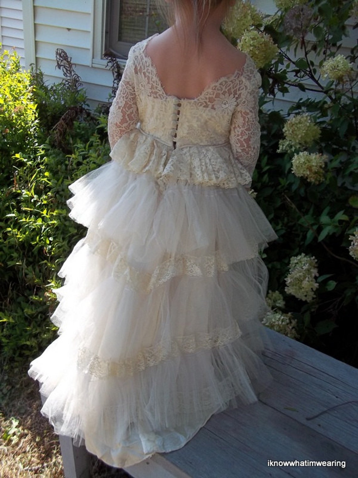 Vintage Miniature Bride Dress - Etsy