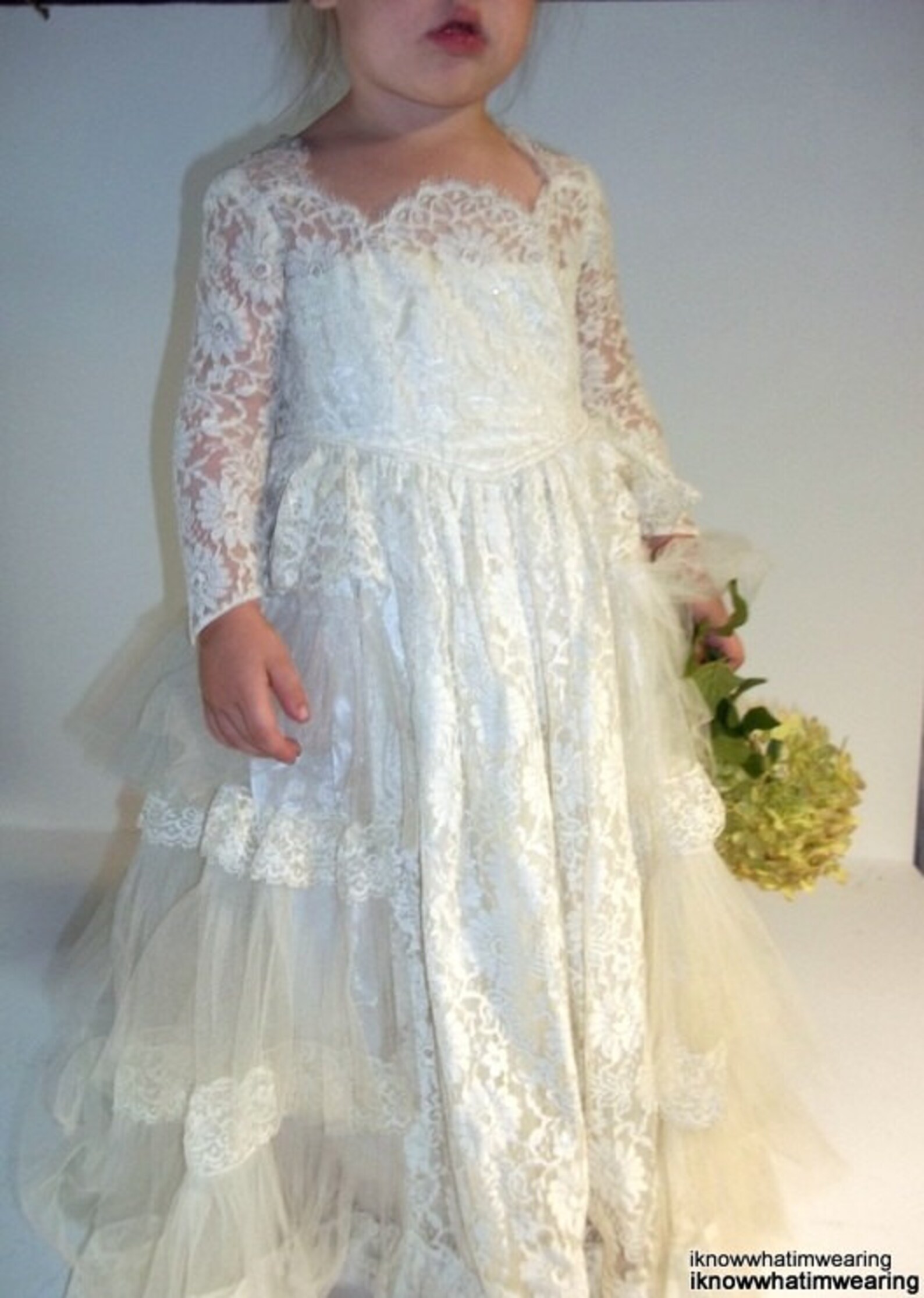 Vintage Miniature Bride Dress - Etsy