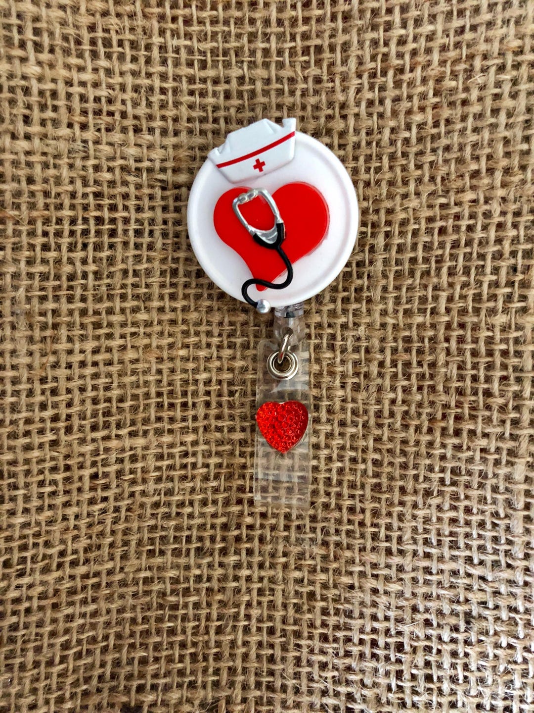 Telemetry NURSE Heart Cardiac RN - Nurse/cna/tech/rn Id Badge Reel Id ...