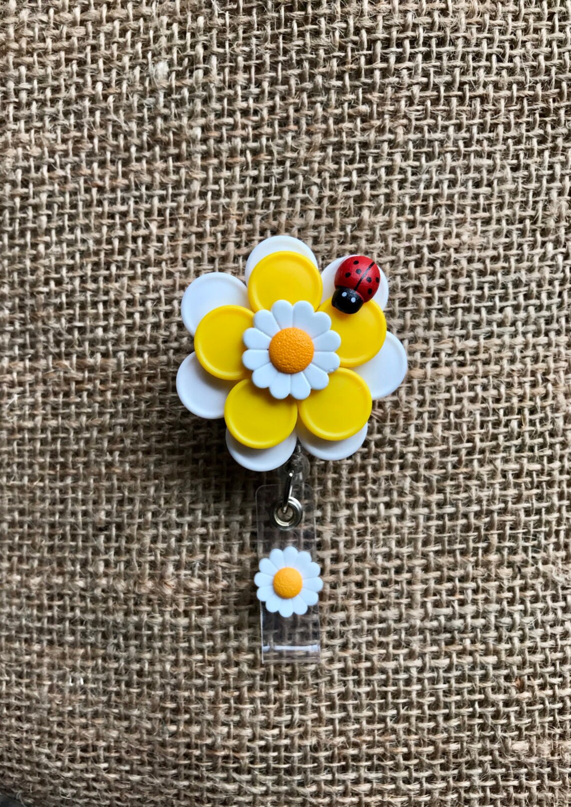 Nurse LUCKY LITTLE DAISY Ladybug Nurse/cna/tech/rn Id Badge | Etsy