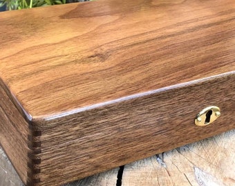 Walnut Display Case - Etsy