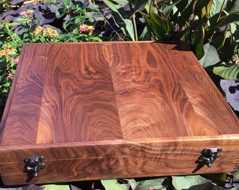 Custom lapdesk box made of rustic wood. | Etsy