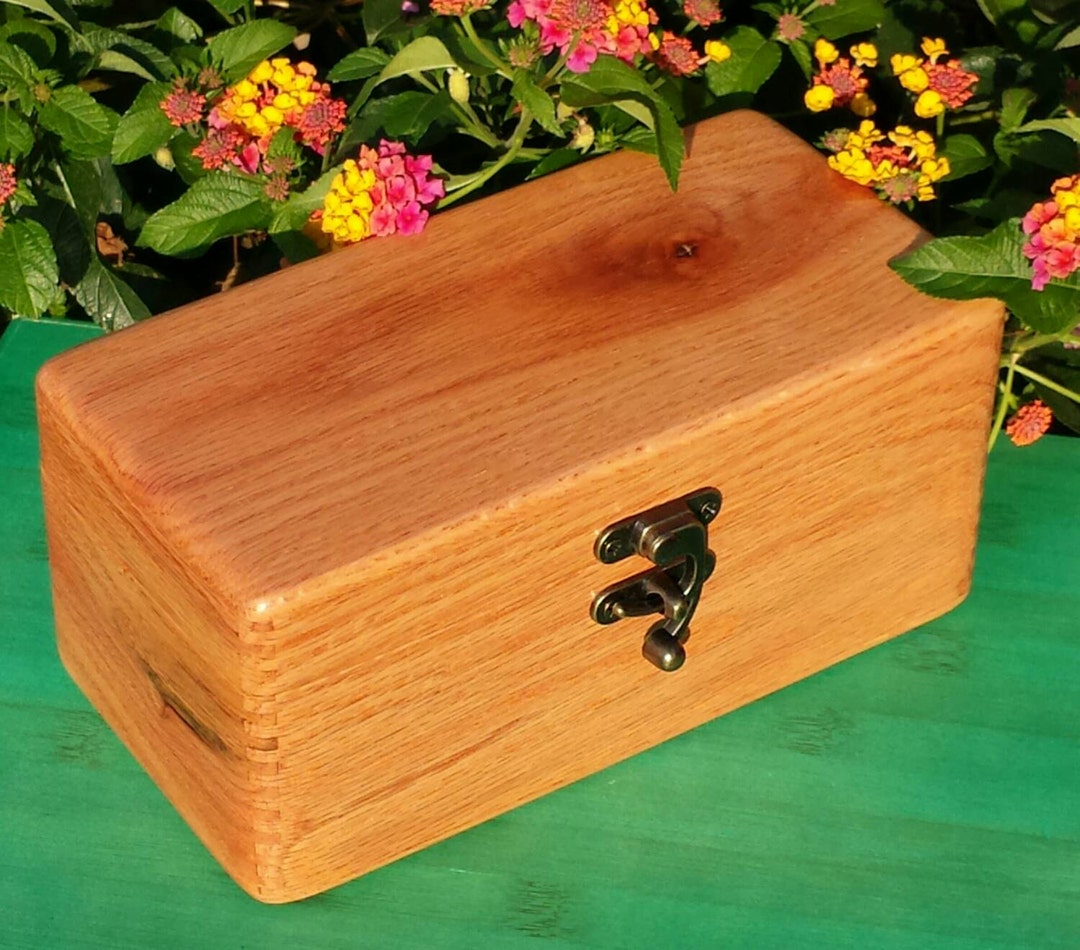 In Stock -red Oak Box - Made to Hold 18 Essential Oil Bottles - Etsy