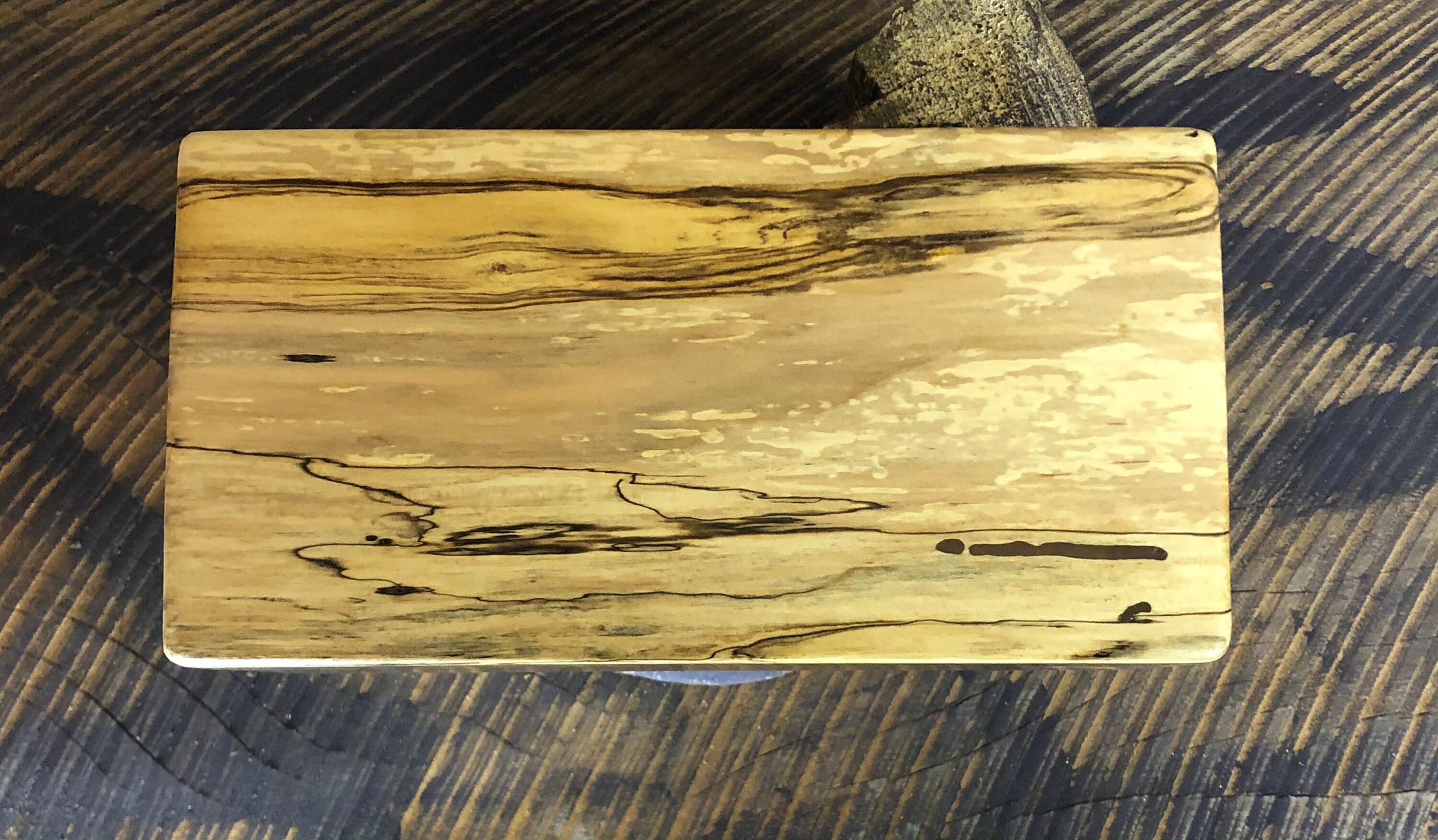 In Stock Spalted Maple/walnut Box Made to Hold Essential - Etsy Singapore