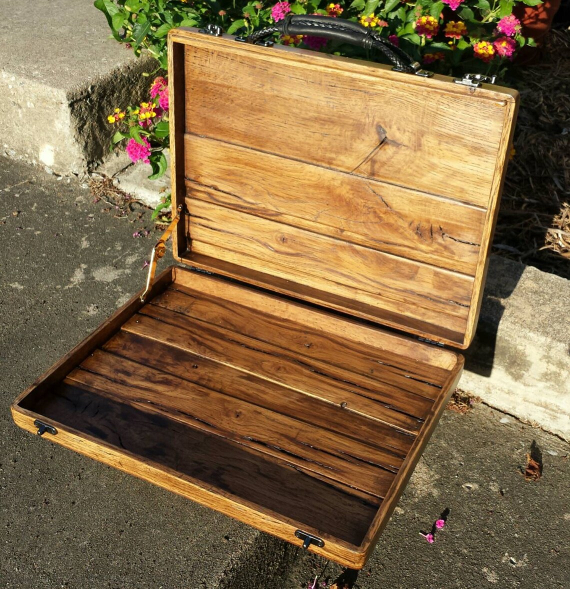 Custom Lapdesk Box Made of Rustic Wood. - Etsy