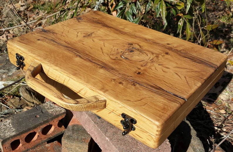 Custom Lapdesk Box Made of Rustic Wood. - Etsy