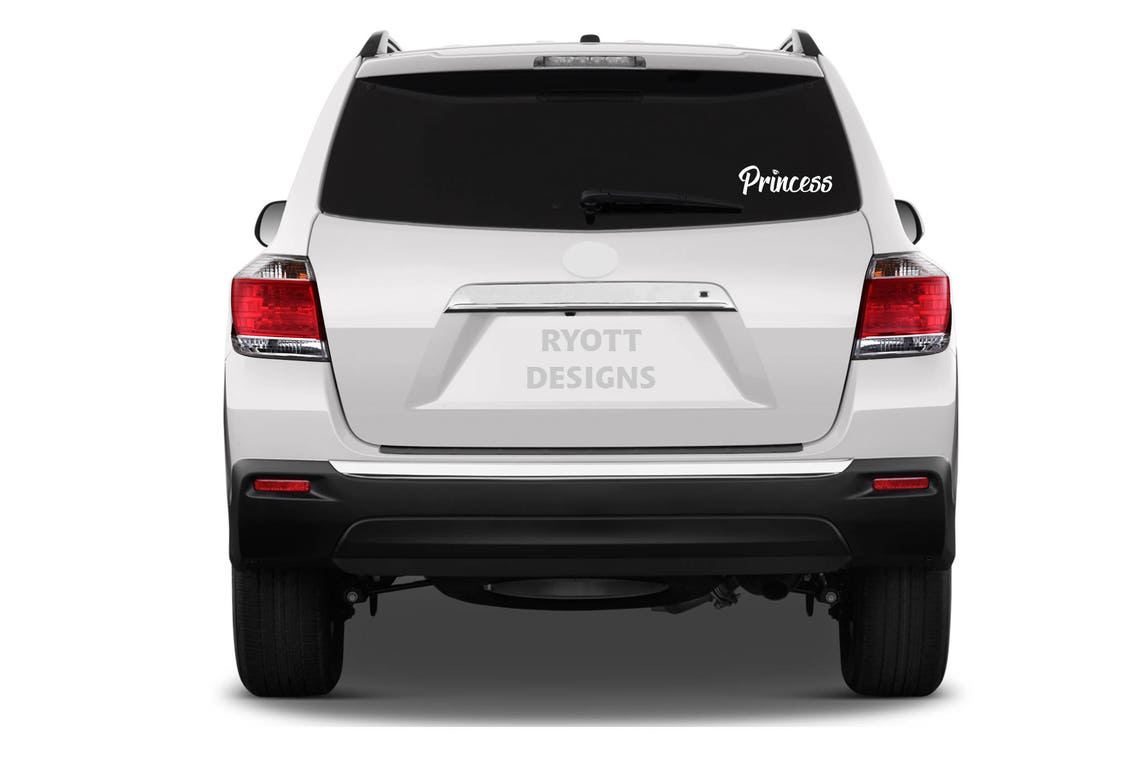 Ryott Designs Princess Vinyl Decal - Etsy