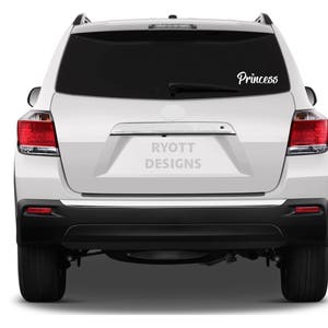 Ryott Designs Princess Vinyl Decal - Etsy