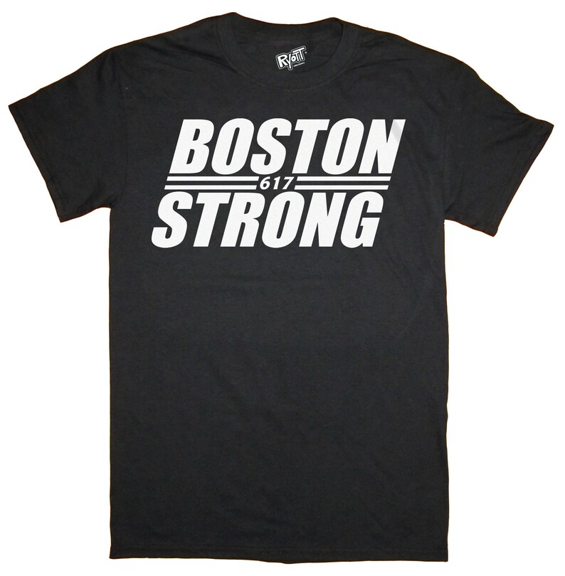 Ryott Designs Boston Strong 617 T-shirt (rd-shirts#072) - Etsy