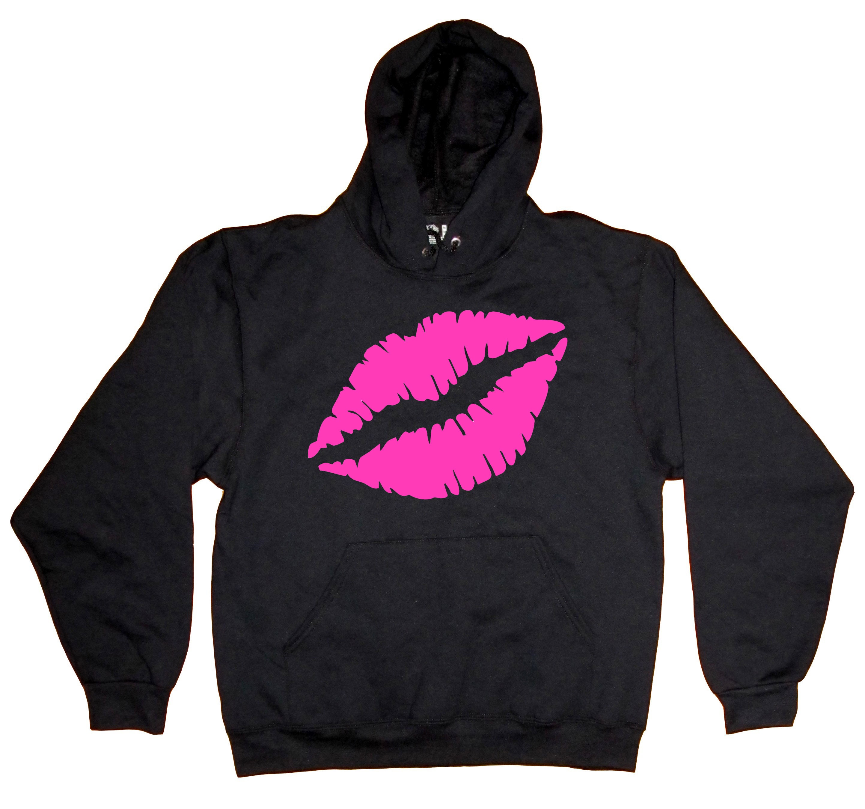 Ryott Designs Lips Black Adult Hoodie (rd-shirts#189) - Etsy