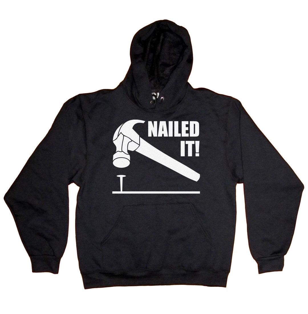 Ryott Designs Nailed It Black Hoodie (rd-shirts#120) - Etsy