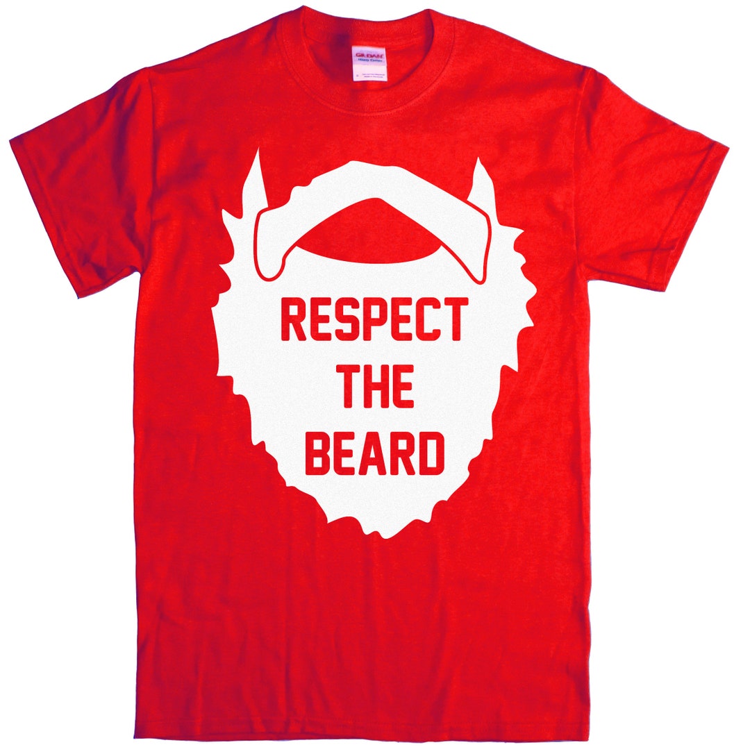 Ryott Designs Respect The Beard T-Shirt RD-Shirt127 - Etsy España