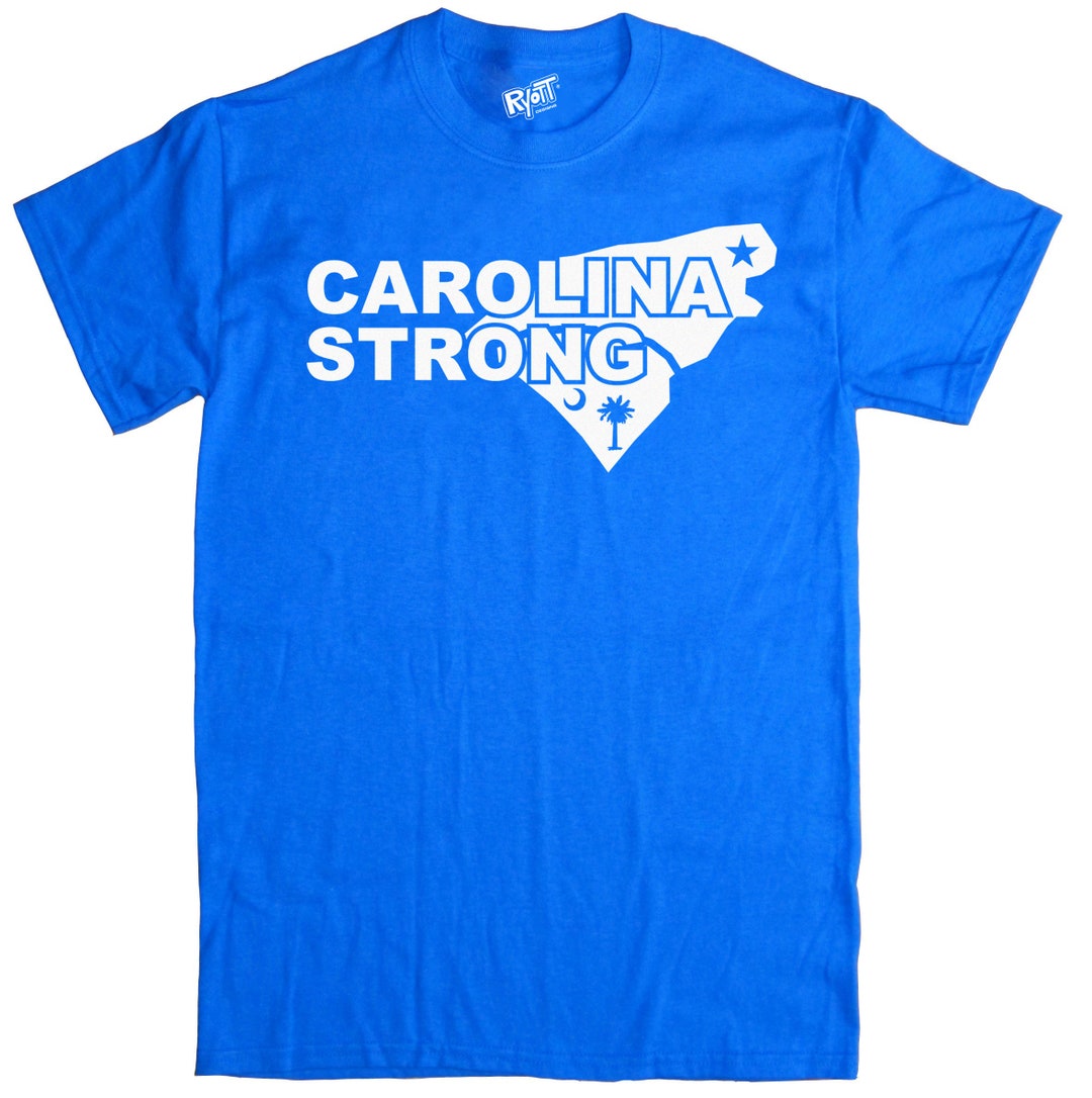Ryott Designs Carolina Strong Blue T-shirt rd-shirt185 - Etsy UK