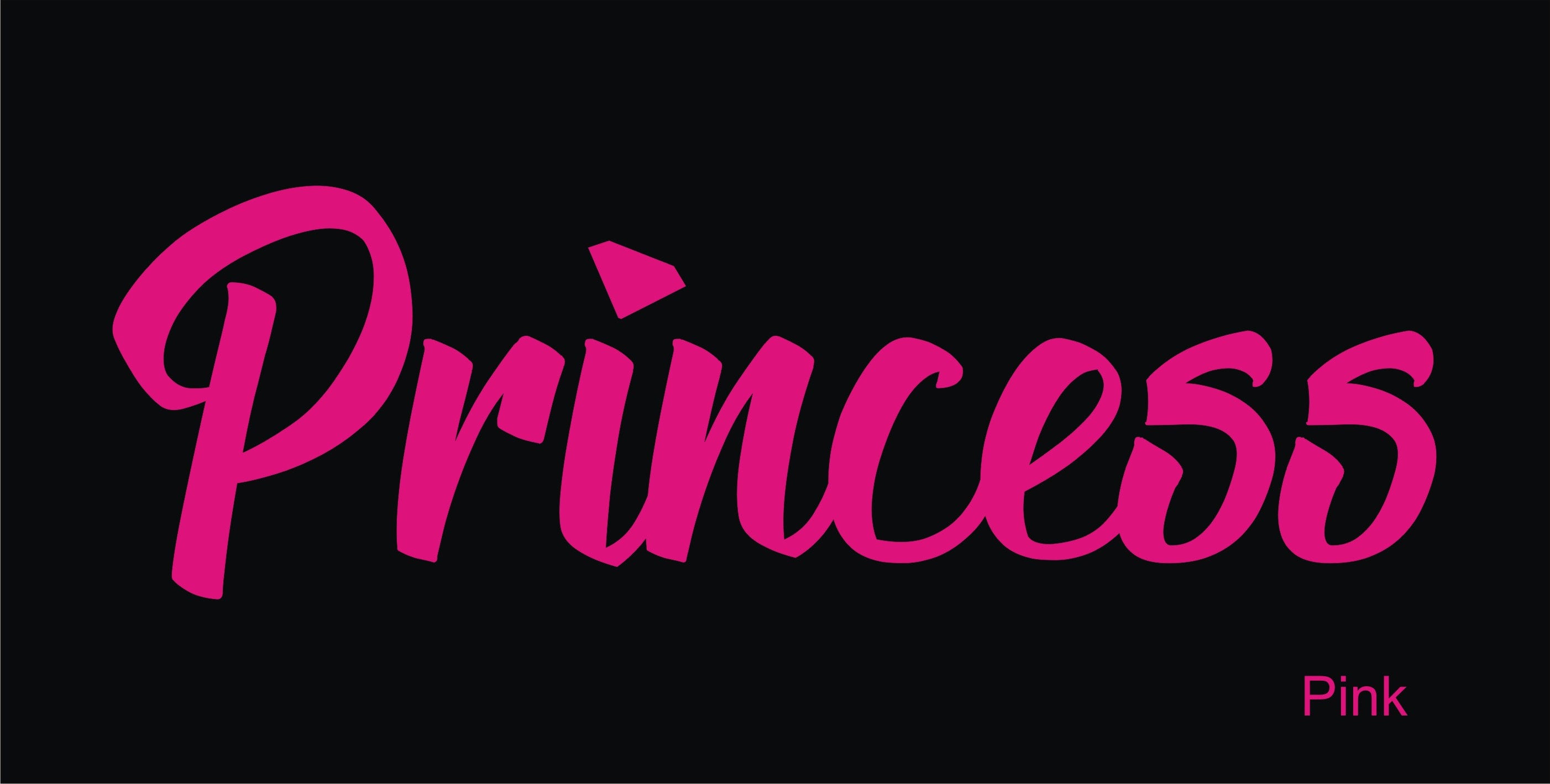 Ryott Designs Princess Vinyl Decal - Etsy