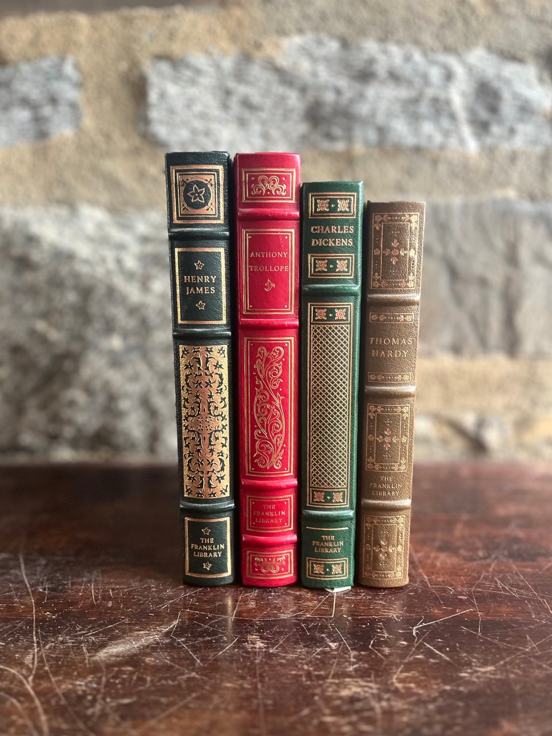The Franklin Library Lot - Victorian Era Literature - Multi-colored ...