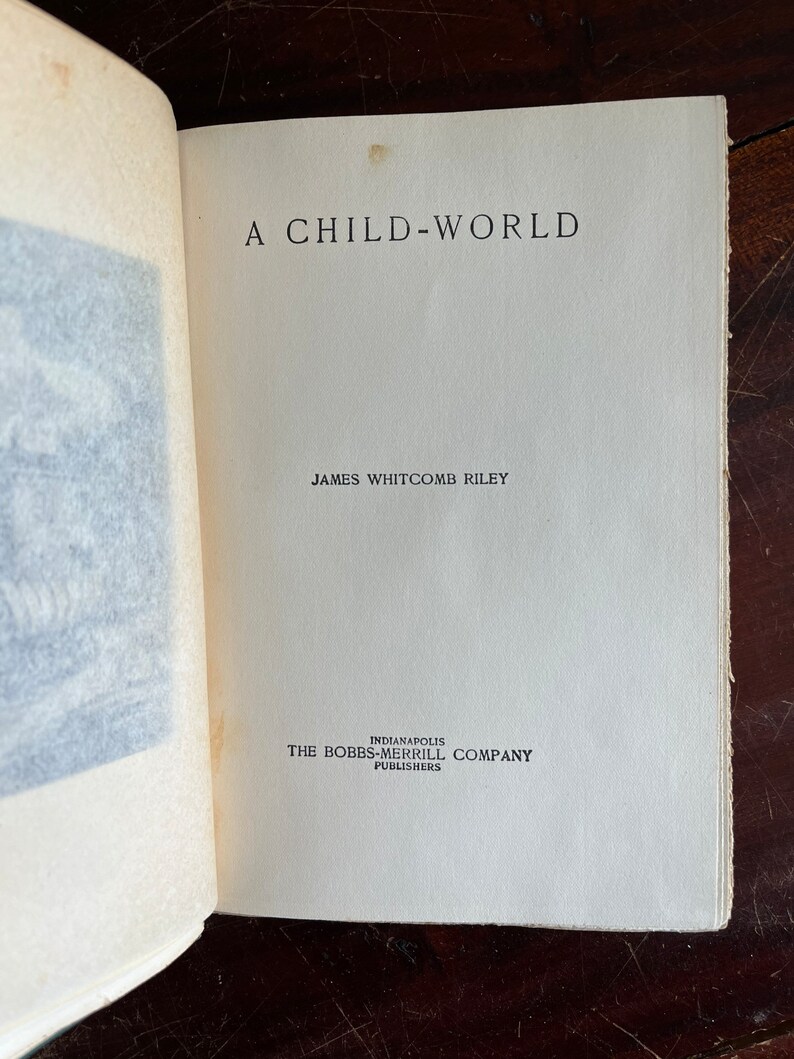 James Whitcomb Riley Poems: Decorative Green Cloth Book Bundle - Etsy