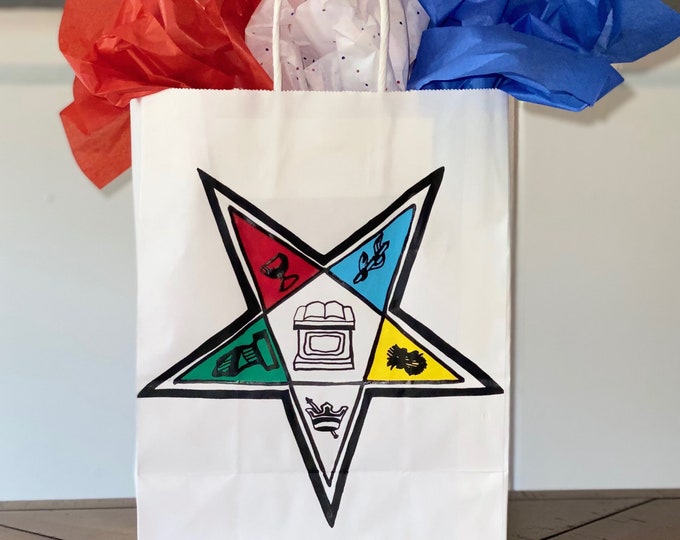 Eastern Star Gift or Treat Bags - Etsy