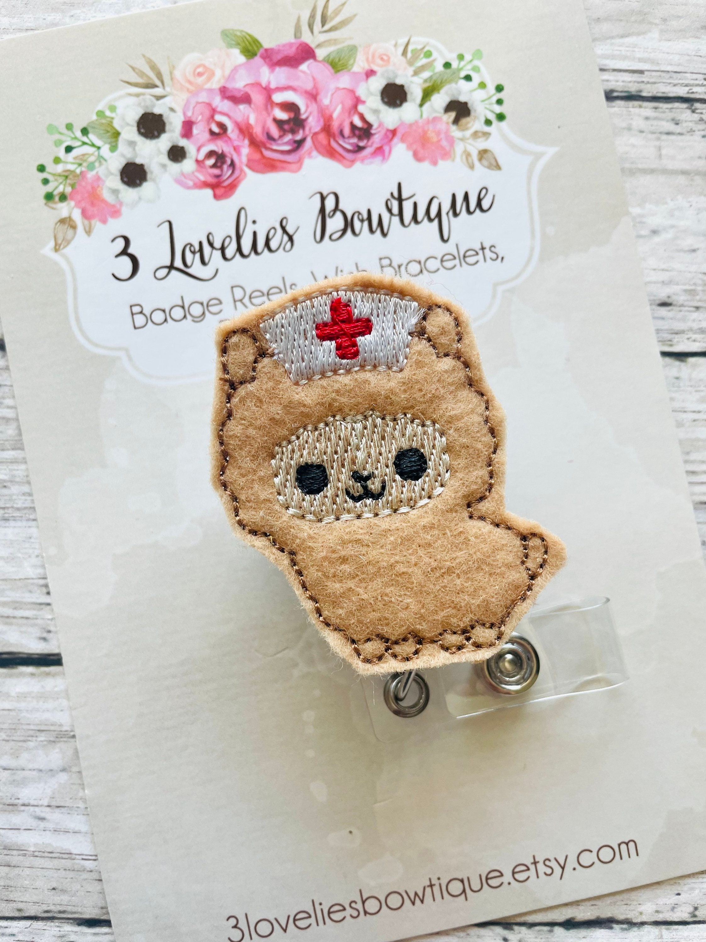 Nurses Badge Reel,pediatric Badges,badge Reel,paperclip,nurse Badge ...