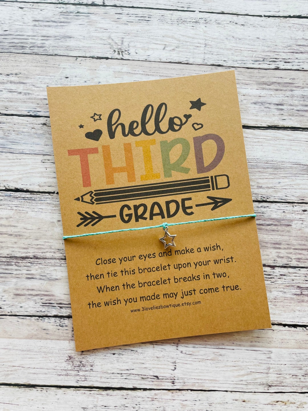 3rd Grader Gift, Gift for 3rd Grader, Back to School Gift, Back 2 ...