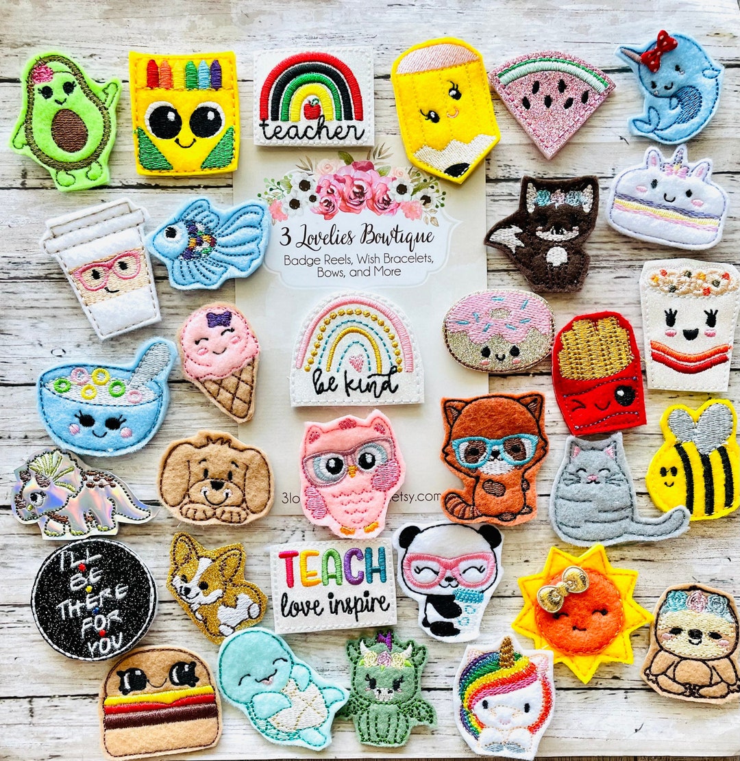 Cute Badge Reels - Pick Any 5 Retractable ID Holders - Etsy