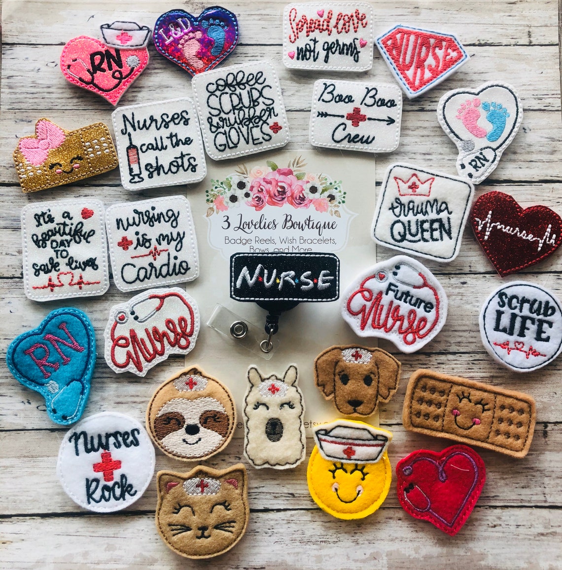 Pick 5 Badge Reel TOPPERS. Badge Reels.badge Reel.badge - Etsy